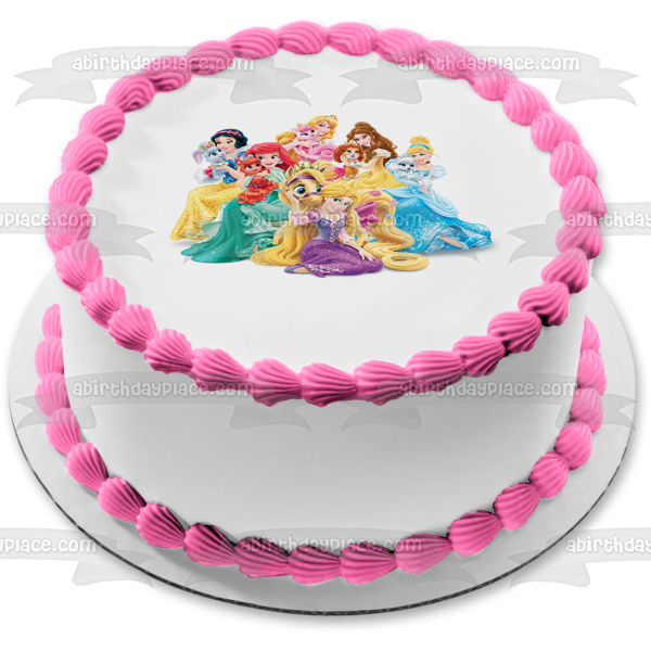 Princesses Cinderella Belle Ariel Snow White Jasmine Aurora and Their ...