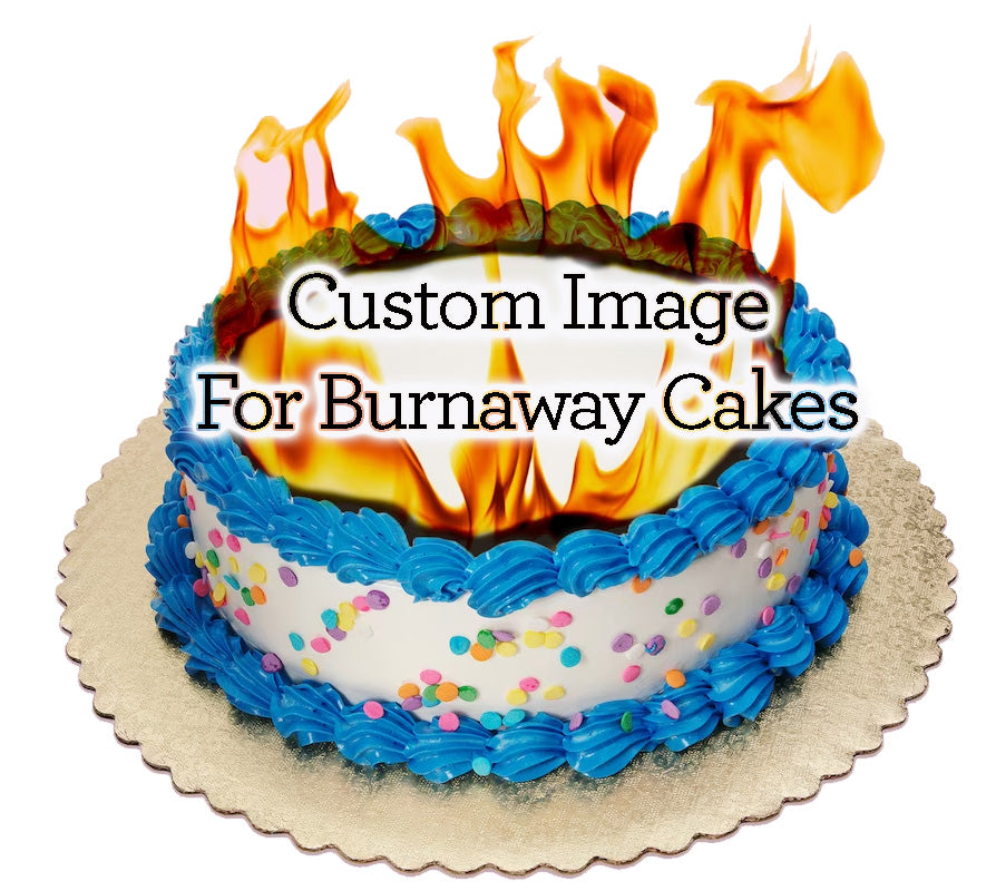 Custom Burnaway Cake Topper – A Birthday Place