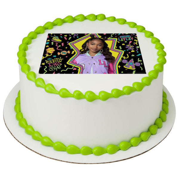 That Girl Lay Lay Birthday Slay Edible Cake Topper Image – A Birthday Place
