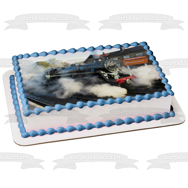 Locomotive Rail Transport System Train Edible Cake Topper Image ABPID5 ...