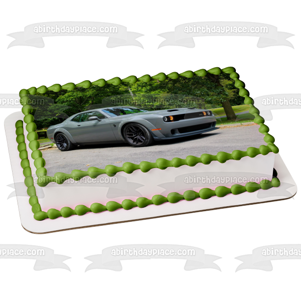 Dodge Hellcat Edible Cake Topper Image ABPID52819 – A Birthday Place