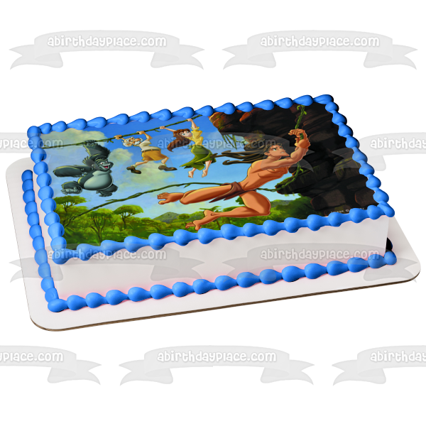 Disney Tarzan Turk Jane Professor Jungle Edible Cake Topper Image ABPI ...