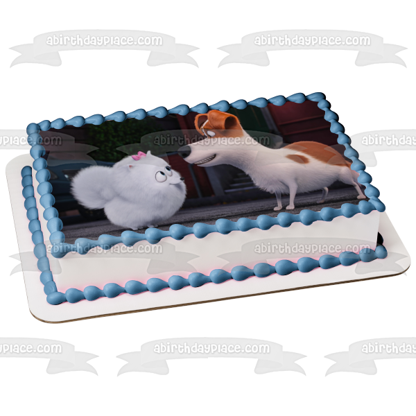 The Secret Life of Pets Gidget Max Edible Cake Topper Image ABPID53196 ...