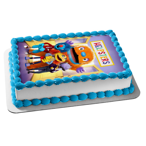 Apple TV Helpsters Cast Cody Mr. Primm Scatter Heart Edible Cake Toppe ...