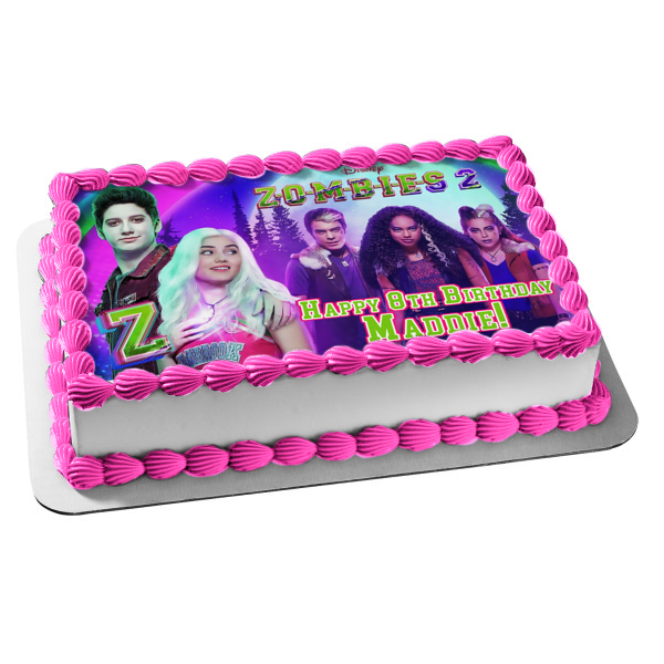 Disney Zombies 2 Cast Poster Edible Cake Topper Image ABPID51031 – A ...