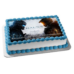 Halo 5 Guardians Master Chief Spartan Locke Edible Cake Topper Image A ...