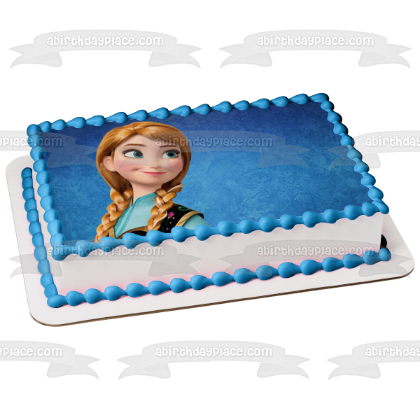 Frozen Anna Edible Cake Topper Image ABPID03987 – A Birthday Place