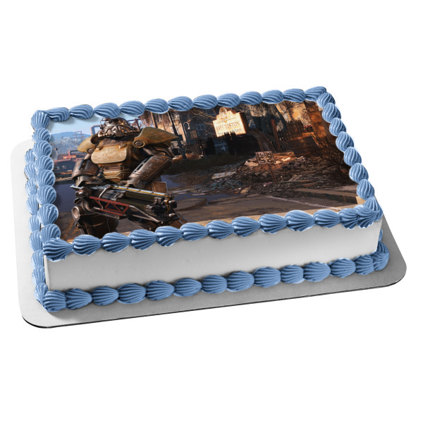 Fallout 4 Sole Survivor Edible Cake Topper Image ABPID05182 – A ...