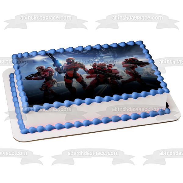 Halo 5 Warzone Guardians Spartans Edible Cake Topper Image ABPID05221 ...