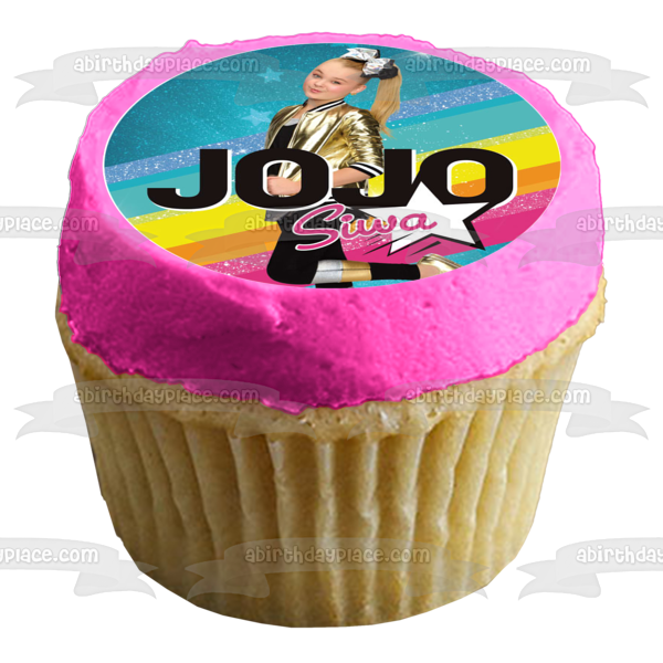 Jojo Siwa Peace Signs Heart Signs Edible Cupcake Topper Images ABPID14 ...