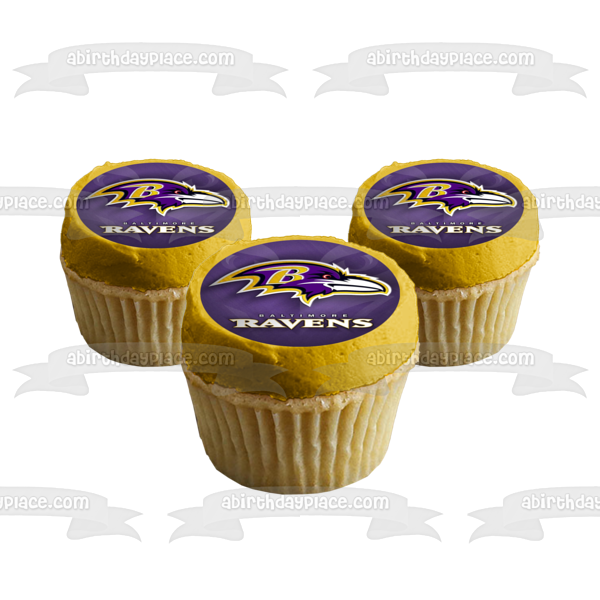 Ravens Football Cupcakes