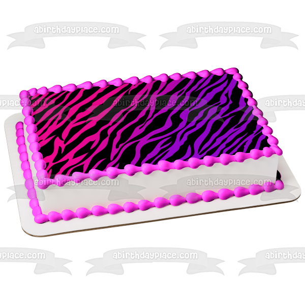 Purple Zebra Cakes