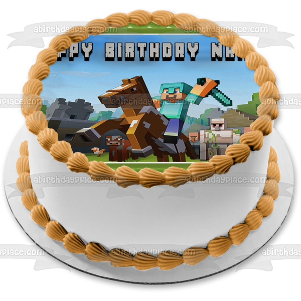 Minecraft Birthday Clipart