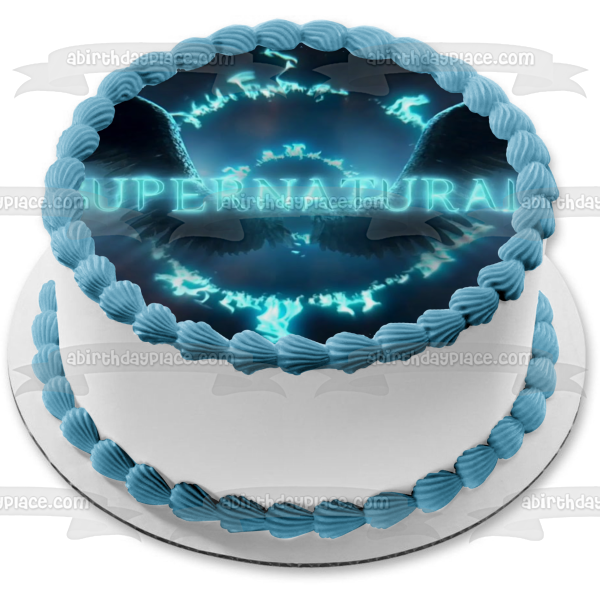 Supernatural Season 15 Logo TV Show Edible Cake Topper Image ABPID5327 ...