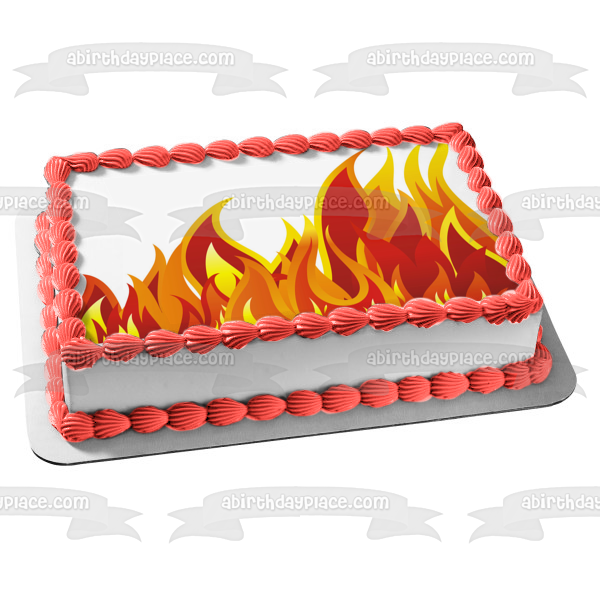 Birthday Cake On Fire Clipart In Black