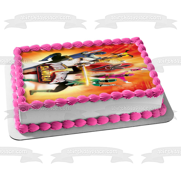 Power Rangers Samurai Pink Ranger Red Ranger Blue Ranger Green Ranger ...