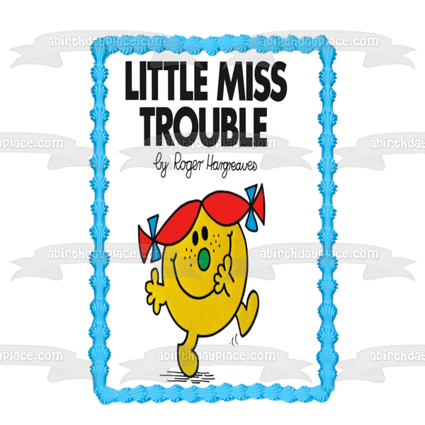 Imagen de decoración comestible para tarta Mr. Men Little Miss Trouble ...