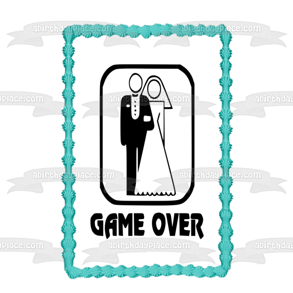 Game Over Logo Wedding