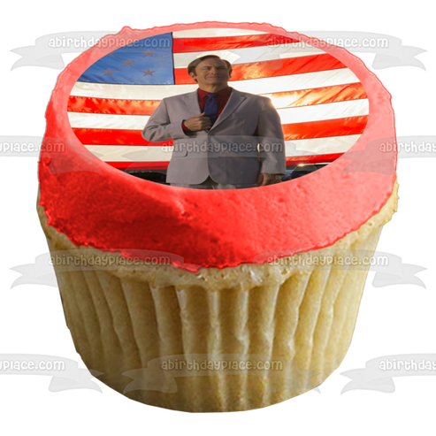 Better Call Saul Saul Goodman American Flag Edible Cake Topper Image A ...