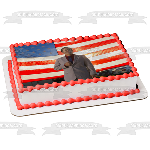 Better Call Saul Saul Goodman American Flag Edible Cake Topper Image A ...