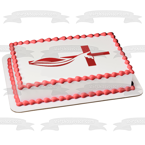 Holy Spirit and the Cross Edible Cake Topper Image ABPID27371 – A ...