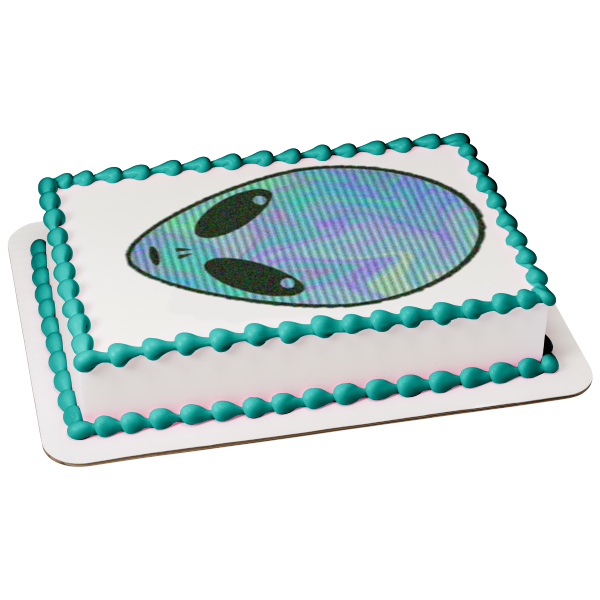 Alien Head Psychadelic Colors ABPID51755 – A Birthday Place