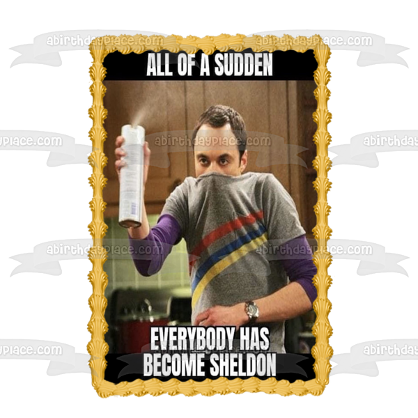 Big Bang Theory Sheldon Meme Spray