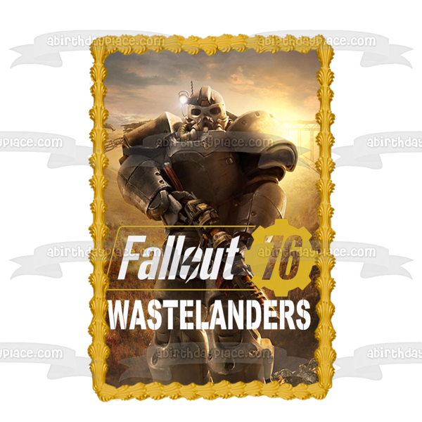 Fallout 76 Wastelanders Soldier Edible Cake Topper Image ABPID51929 – A ...