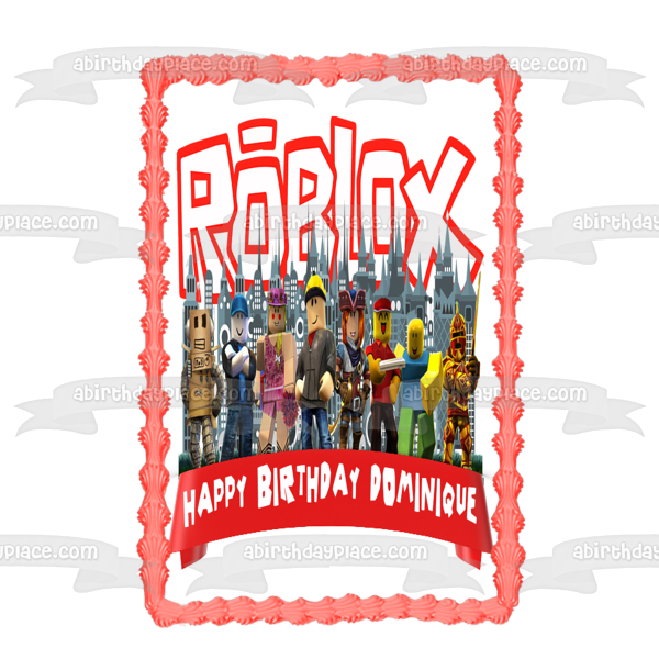 Roblox Cityscape Logo Happy Birthday Customizable Banner Assorted Char ...