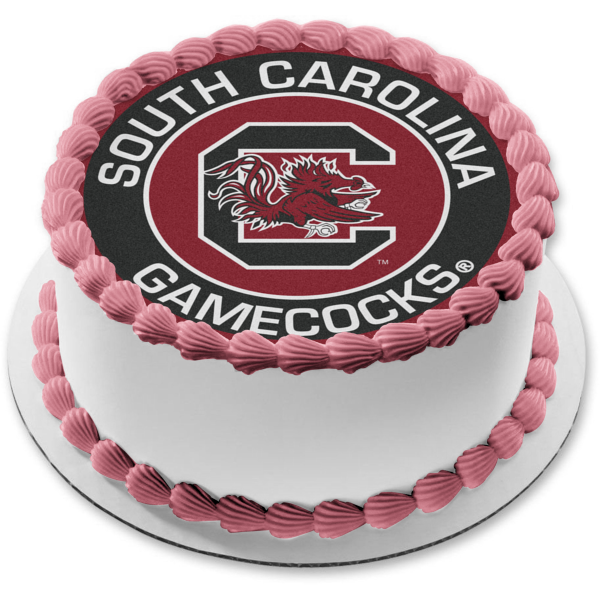 Imagen comestible para tarta con logotipo de atletismo de los Gamecock ...