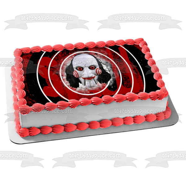 Saw Jigsaw Edible Cake Topper Image ABPID55062 – A Birthday Place