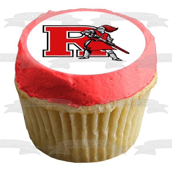 Rutgers University Sports Scarlet Knights and Their Logo Edible Cake T ...
