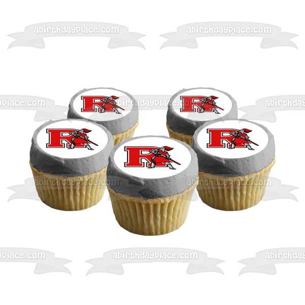 Rutgers University Sports Scarlet Knights and Their Logo Edible Cake T ...