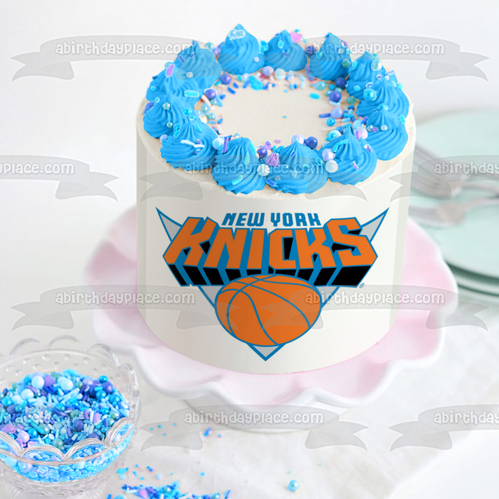 New York Knicks Logo NBA Edible Cake Topper Image ABPID05261 – A ...