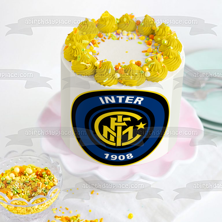Kit Logo Inter Milan Dream League Soccer Edible Cake Topper Image ABPI ...