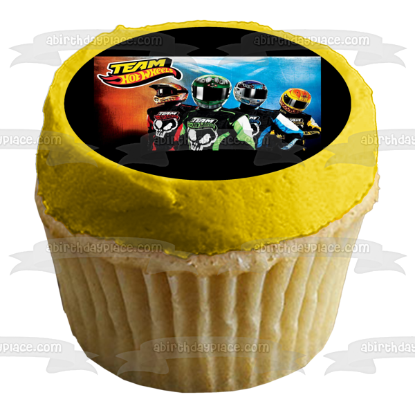 Team Hot Wheels Brandon Gage Rhett and Wyatt Edible Cake Topper Image ...