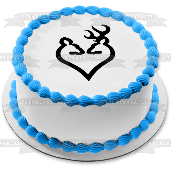 Deer Head Heart Symbols