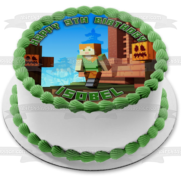 Minecraft Birthday Clipart