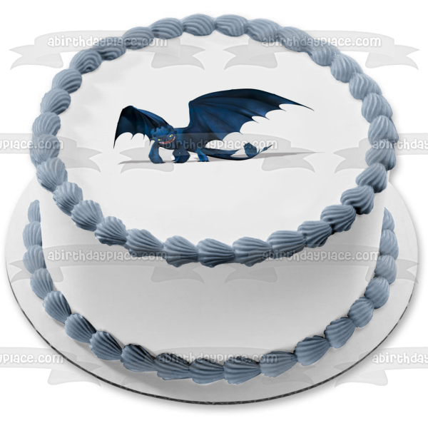 White Night Fury With Blue Eyes