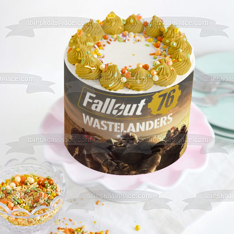 Fallout 76 Wastelanders Factions Edible Cake Topper Image ABPID51918 ...
