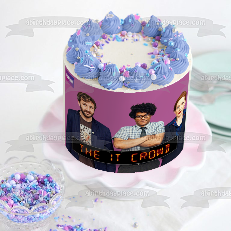 The It Crowd Roy Moss Jen Edible Cake Topper Image ABPID52182 – A ...