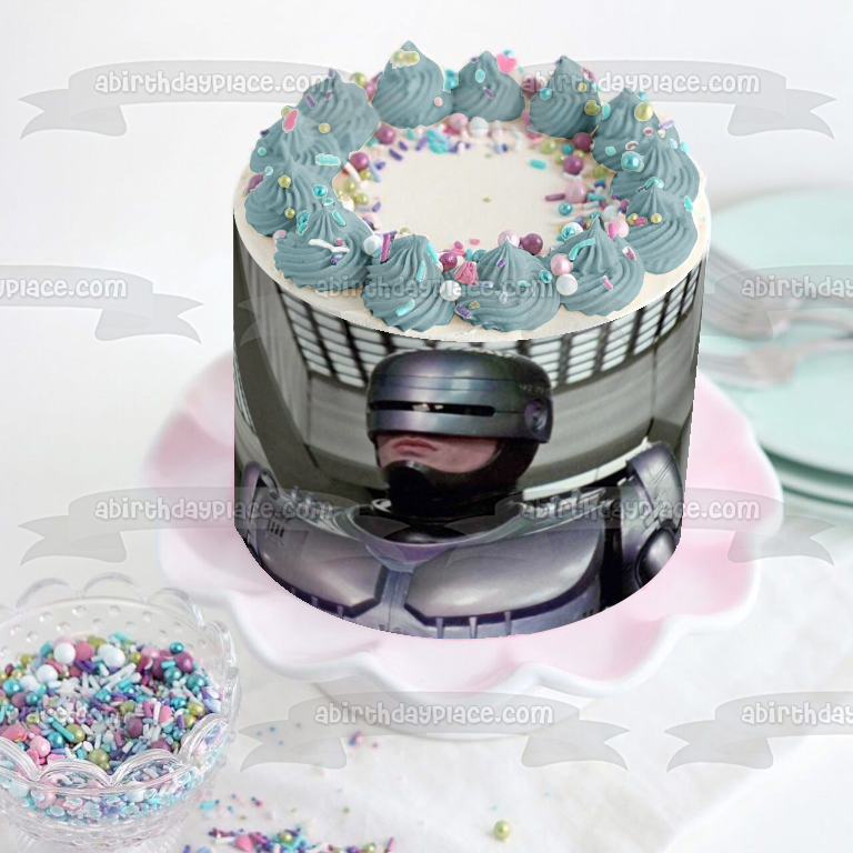 Robocop Dystopian Sci Fi Acción Película Clásico Edible Cake Topper Im ...