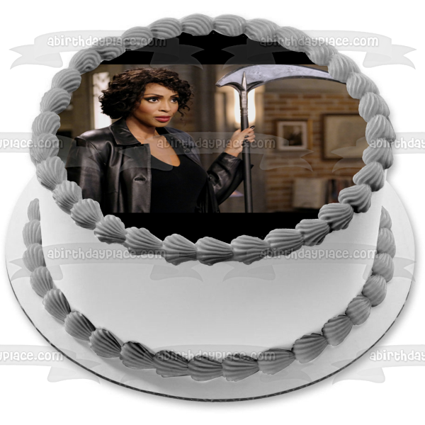 Supernatural Death Billie Scythe TV Show Edible Cake Topper Image ABPI ...