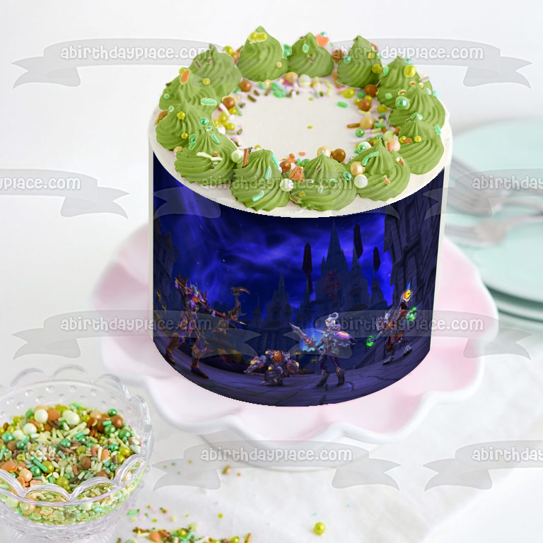 Imagen comestible para tarta de World of Warcraft, elfo nocturno, huar ...