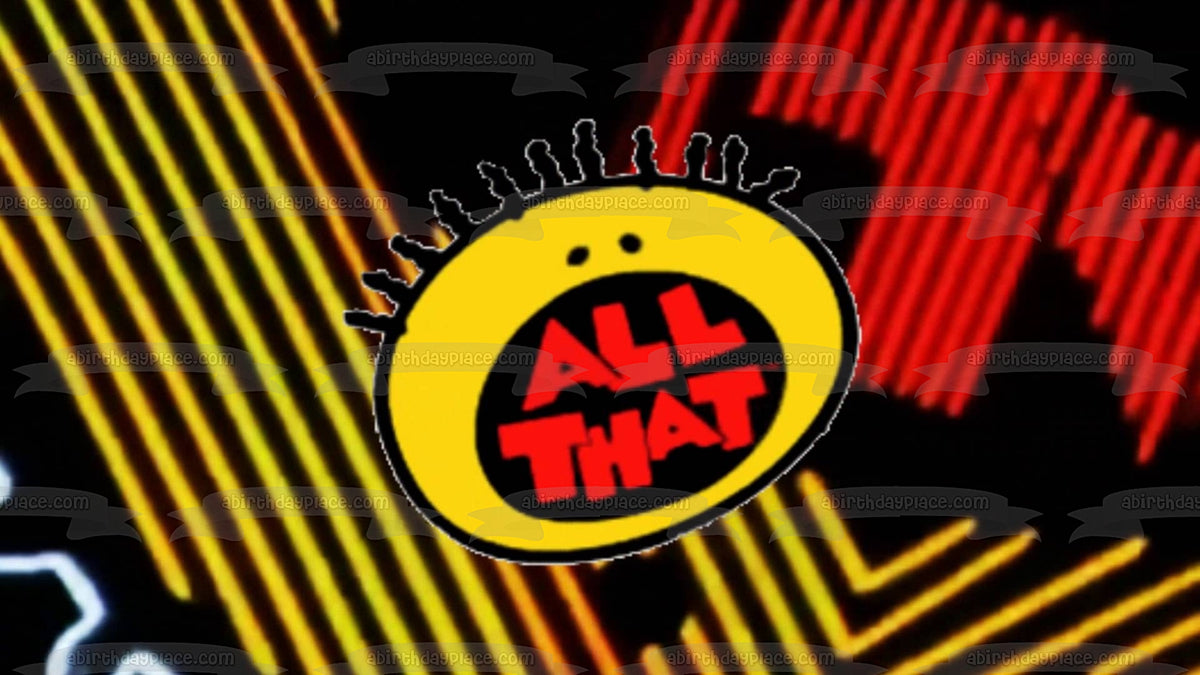 All That Logo Good Burger Superdude Edible Cake Topper Image ABPID0045 ...