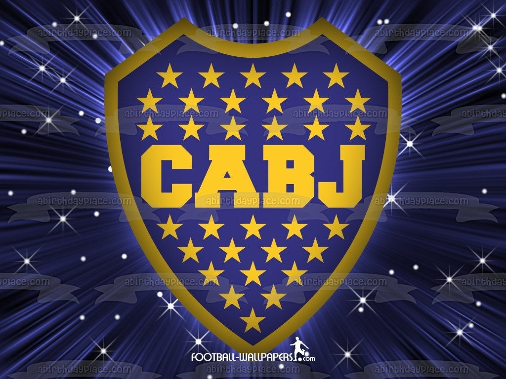 Cabj Boca Juniors Soccer Football Logo Edible Cake Topper Image ABPID0 ...