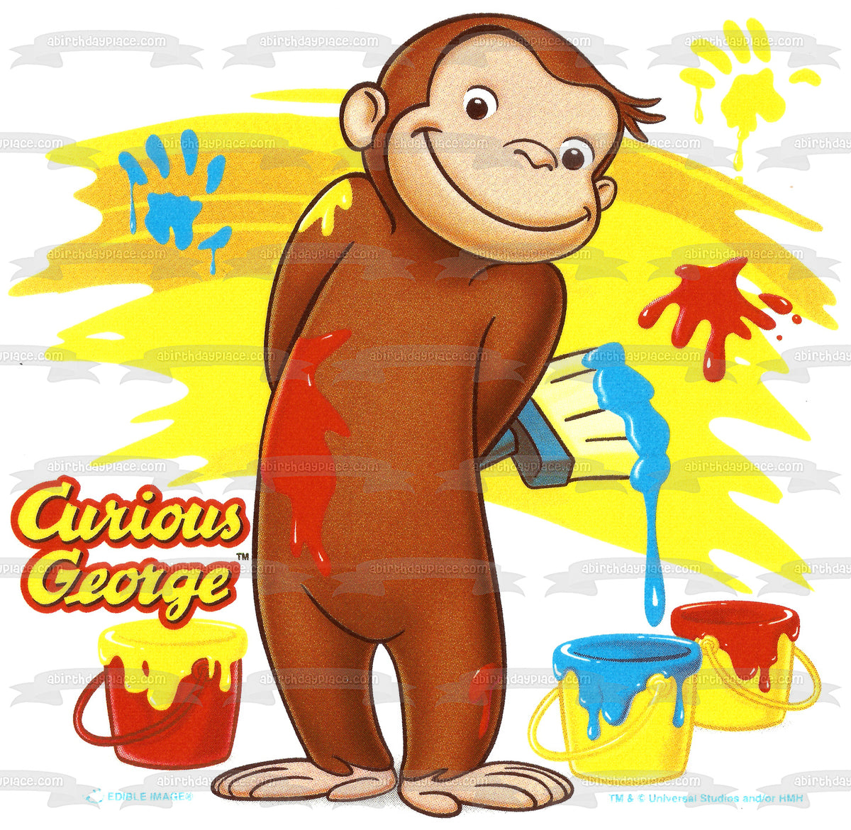 Curious George Face Cut Out