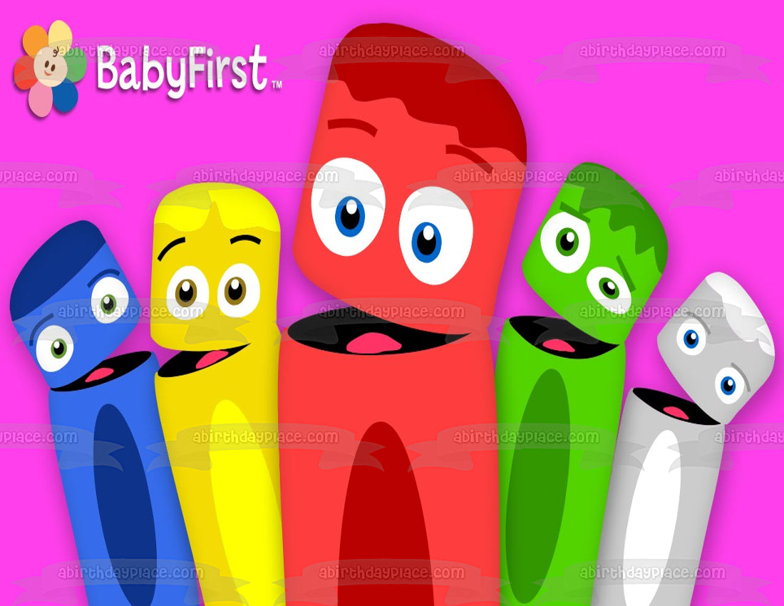 Color Crew All About Colors Blue Yellow Red Green and White Edible Cak ...