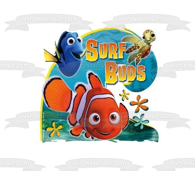 Finding Nemo Dory and Squirt Surf Buds Edible Cake Topper Image ABPID0 ...
