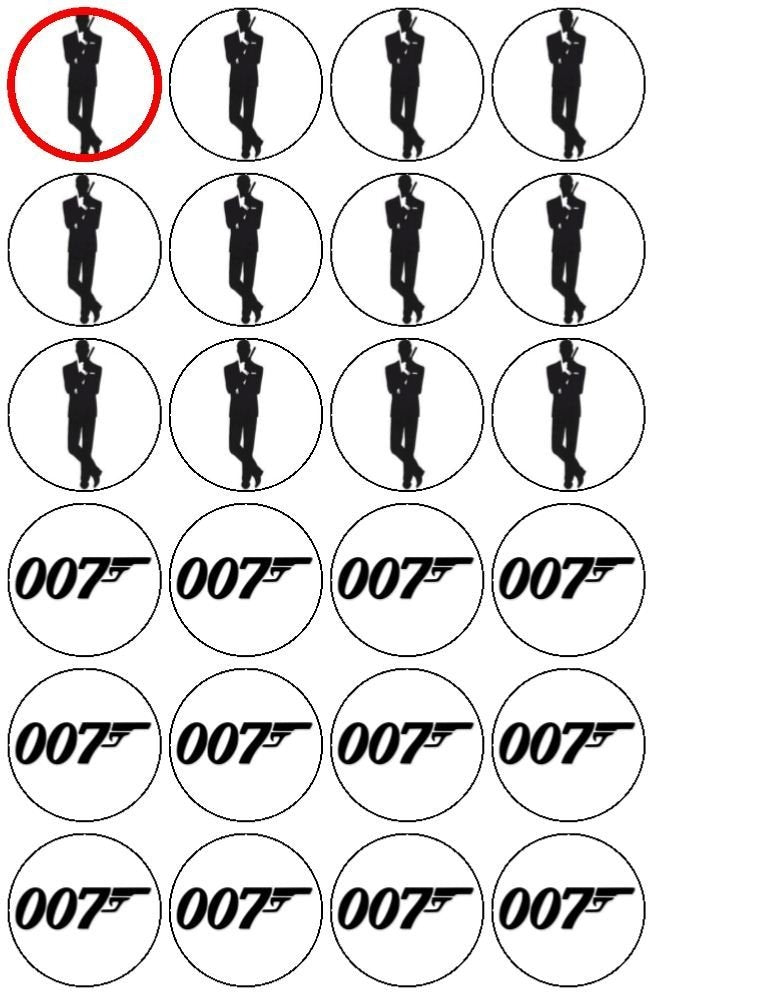 James Bond Gun Logo